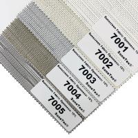 China 10% Openness Ice White Solar Fireproof Roller Blinds Fabrics for Home Decor for sale