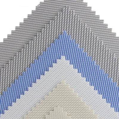 China Eco-Friendly Customizable Light Filtering Polyester Sunscreen Fabric for Roller Blinds for sale