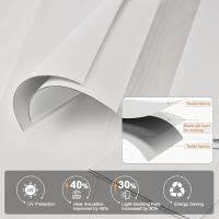 China Day and Night Zebra Roller Blinds Light Filtering 100% Polyester Customizable Window Blinds for sale