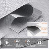 China Luxury Jacquard Weave 100% Blackout Zebra Roller Blinds Customizable Window Zebra Shades Fabric for sale