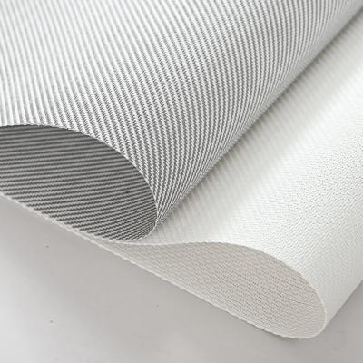 China Waterproof Eco-Friendly 420GSM Polyester Sunscreen Fabric for Roller Shades for sale