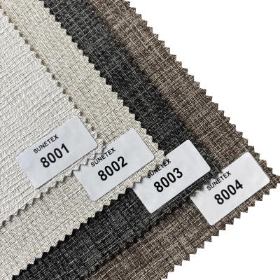 China 71% PVC 29% Polyester UPF 50+ Waterproof Sunscreen Fabric for Solar Blind Roller for sale