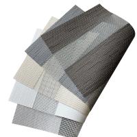 China Multi Color Polyester Fabric Shades Blackout Fabric Popular Roller Zebra Blinds Fabric for sale