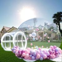 China Hotel Entertainment Equipment Shopping Mall Pink Inflatable Bubble House with Pool for sale