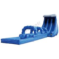 China Customized Color Inflatable Pool Slide Water Slide 25 Feet for Outdoor Activities for sale