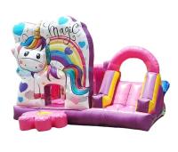 China 3D Design Kids Bounce House Jumping Castle with Slide and Unicorn Customizable OEM/ODM for sale