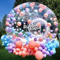 China Customized Size and Repair Kit Accessory Pink Inflatable Bubble House for Commercial for sale
