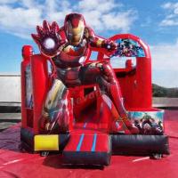 China Digital Printing Inflatable Bouncer Water Slide Combo for Kids Commercial Jump Castle for sale