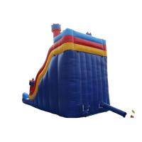 China Commercial Outdoor Amusement Park PVC Inflatable Bounce House with Slide Obstacle Course for sale