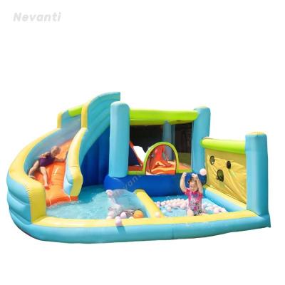 China Water Slide Bouncy Jumping House Inflatable Castle for Family Party Outdoor Playground for sale