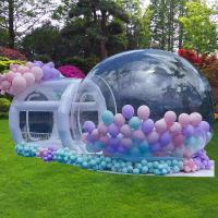 China Customized Color Inflatable Bubble House with PVC Material and Durable Design for sale