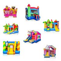 China 5-7 Working Days Production Time Qike 2024 Popular Outdoor Inflatable Jumping Castle for sale