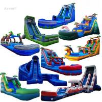 China Commercial Inflatable Water Slide Bounce House with Pool Production 7-10 Working Days for sale