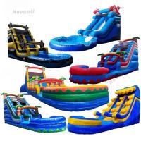 China Commercial Inflatable Water Slide Bounce House with Pool Production 7-10 Working Days for sale