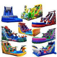 China Commercial Inflatable Water Slide Bounce House with Pool Production 7-10 Working Days for sale