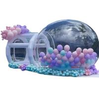 China 2024 Inflatable Double Bubble House with Portable PVC Material and Customized Size for sale