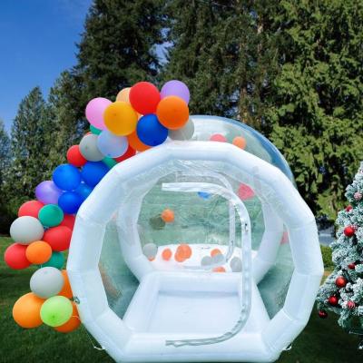 China Custom Logo Printed 4m Inflatable Bubble House for Kids Balloon Bubble Inflatable for sale