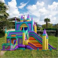 China As Customized Unisex Inflatable Bounce House Commercial Bouncy Castle with Slide for sale