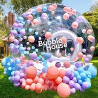 China Repair Kit Accessory Included 4m Transparent Inflatable Bubble House for 14 Years Up for sale