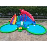 China Inflatable Bouncy Jumping Castle Combo Water Park Playground Slide for 100-500kg Capacity for sale