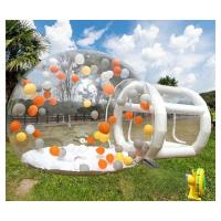 China Outdoor Entertainment PVC Clear Dome Balloon Garden Tent Inflatable Bubble Bounce House for sale