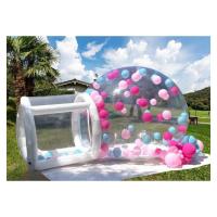 China 10ft Diameter Bubble and 6ft Long Tunnel Inflatable Bubble House for Modern Party Fun for sale