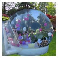 China 10ft Diameter Bubble and 6ft Long Tunnel Inflatable Bubble House for Modern Party Fun for sale