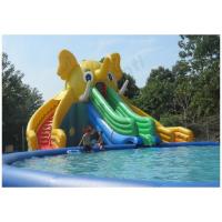 China Commercial Inflatable Bounce House Water Slide with Pool Max Capacity ＞500kg for sale