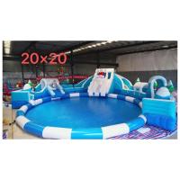 China Commercial Inflatable Bounce House Water Slide with Pool Max Capacity ＞500kg for sale