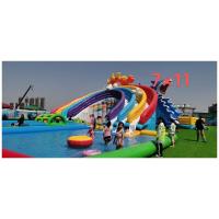 China Commercial Inflatable Bounce House Water Slide with Pool Max Capacity ＞500kg for sale