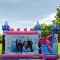 China Custom Logo Printed 2024 Inflatable Bouncing Castle Bounce House for Commercial for sale