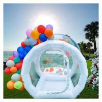 China Customized Clear Bouncy Bubble Balloon House for Kids and Adults Max Capacity ＜100kg for sale