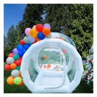 China Shipping way By sea Transparent Bubble Inflatable Balloon Bounce House for Kids Party for sale