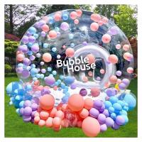 China CE Certified Inflatable Bubble Tent Commercial Grade PVC Bubble House with Blower Pump for sale