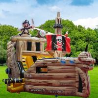 China Custom Logo Printed 2024 Hot Style Outdoor Inflatable Castle Bounce House with Blower for sale