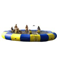 China Outdoor Water Amusement Inflatable Jumping Trampoline for Kids Shipping by Express for sale
