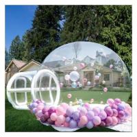 China Shipping Way By Sea White Bubble House Inflatable Bubble Bounce House for Kids Party for sale
