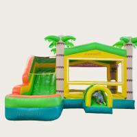 China Custom Logo Printed 2024 Inflatable Castles for Adults Customized Size Free Shipping for sale