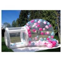 China Customized Logo Bubble Bounce House Balloons in Clear Crystal Inflatable Dome Bubble Tent for sale