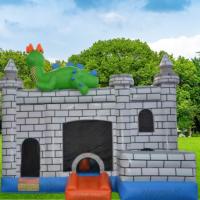 China Castle Water Inflatable Balloon Bounce House 2024 Innovations for Custom Logo Printed for sale