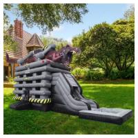 China Customized Size Outdoor Inflatable Water Slide Park with Trampoline and Bouncy Castle for sale