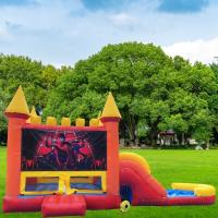 China Unisex 2024 Inflatable Spider Man Bouncy Castle with Water Slide and Packing Bag for sale