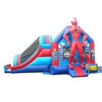China Toddler Bounce House with Slide PVC Material 1HP-2HP Blower Included Commercial Grade for sale