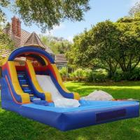 China Custom Logo Printed Inflatable Double Slide for Kids and Bouncer in 2024 Latest Models for sale