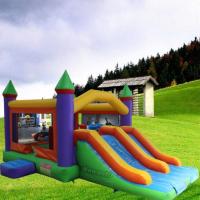 China 14 Years up PVC Commercial Combo Wet and Dry Mini Inflatable Castle Bounce House 2024 Materials for sale