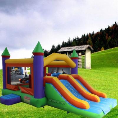 China 14 Years up PVC Commercial Combo Wet and Dry Mini Inflatable Castle Bounce House 2024 Materials for sale