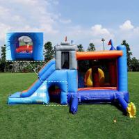 China Customized Color PVC Inflatable Spiderman Bounce House for Children's Entertainment for sale