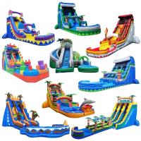 China 5-7 Years Age Range Inflatable Water Slide Combo for Adults Bouncy Castle Bounce House for sale