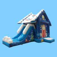 China Unisex 2024 Commercial Inflatable Castle Bounce House with Slide Customized Size for sale