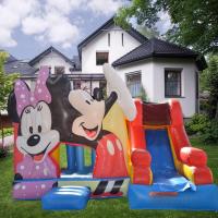 China Unisex 2024 Commercial Inflatable Castle Bounce House with Slide Customized Size for sale